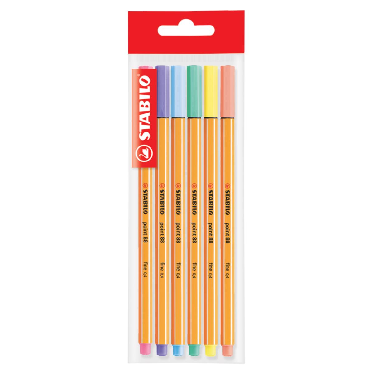 STABILO FINOGRAF 88/6P PAK.6 BOJA PASTEL | Office&More