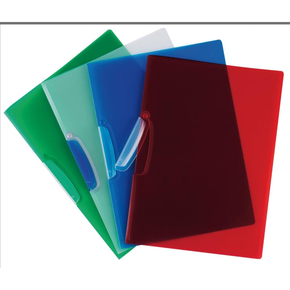 Q-CONNECT FASCIKLA PVC KLIP PLAVA | Office&More