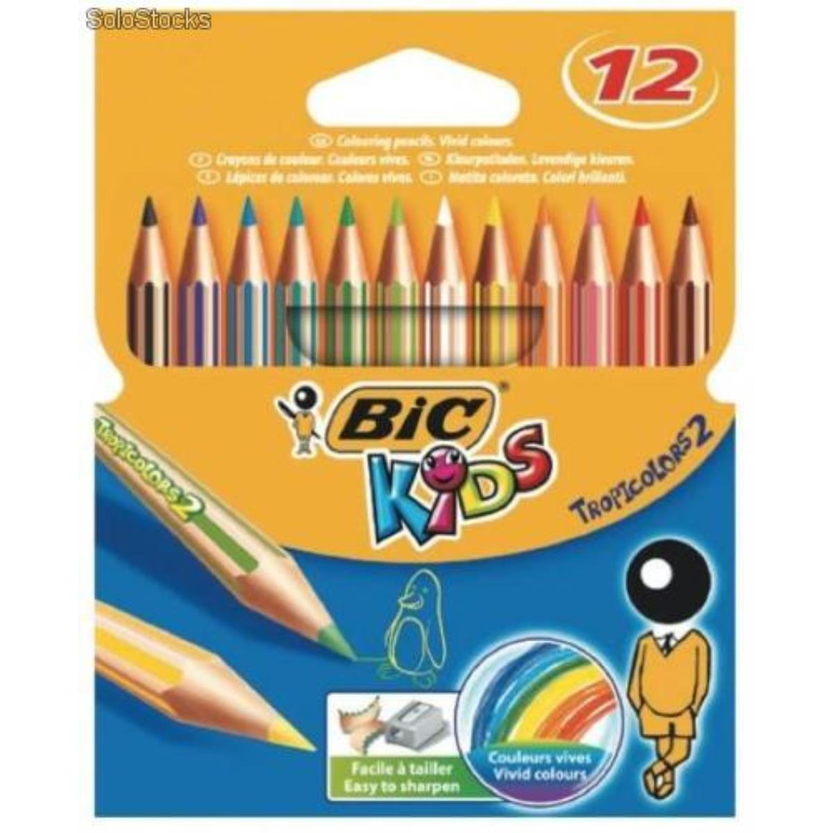 BIC DRVENE BOJE 1/12 TROPICOLORS | Office&More