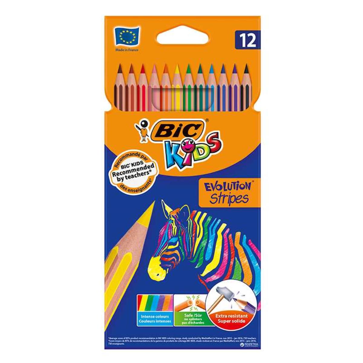 BIC DRVENE BOJE 1/12 CEV STRIPES | Office&More