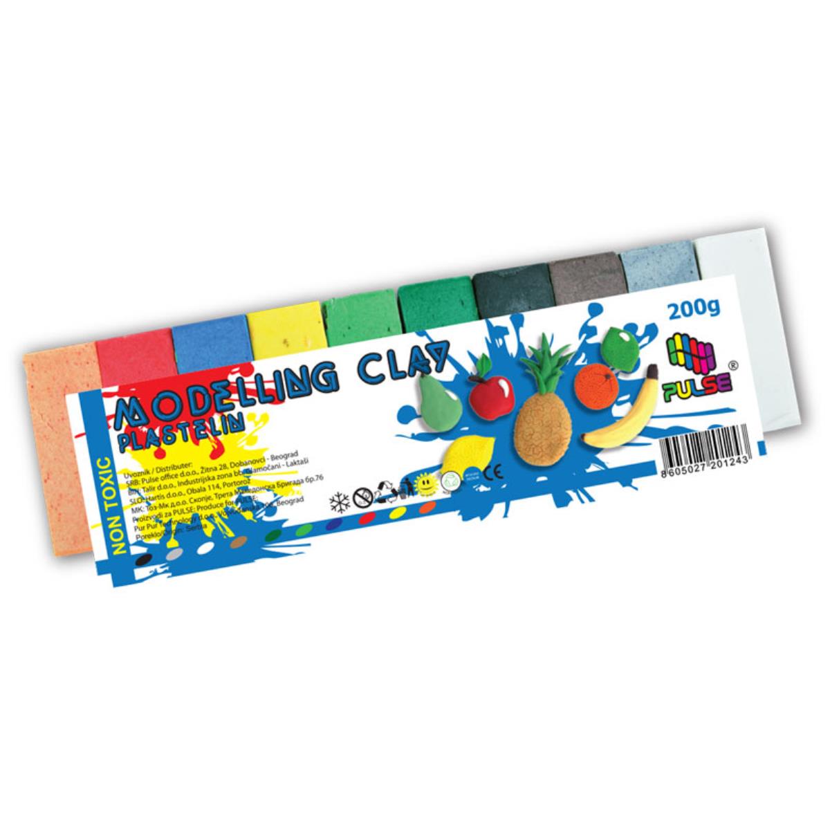 PULSE PLASTELIN U FOLIJI 200G 10/1 | Office&More