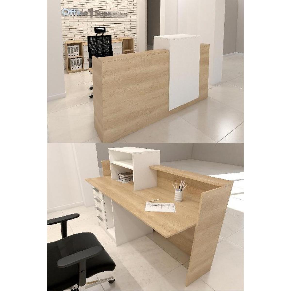 OMF PULT-RECEPCIJA 200x70x100/120 COUNTRY HRAST/P | Office&More