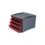 FELLOWES BOKS SA 4 FIOKE TRANSP.PLAVA-19501 G2D | Office&More