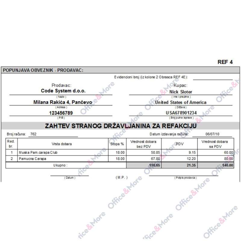 OBRAZAC REF 4, SET 3 LISTA | Office&More