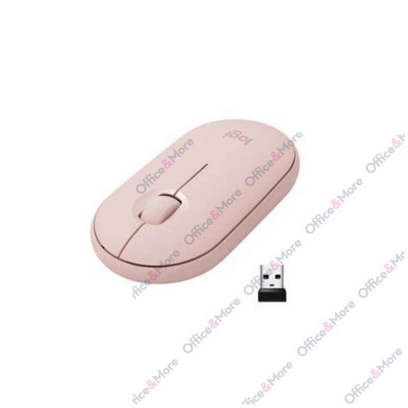 LOGITECH MIŠ BEŽ. PEBBLE M360 ROSE | Office&More