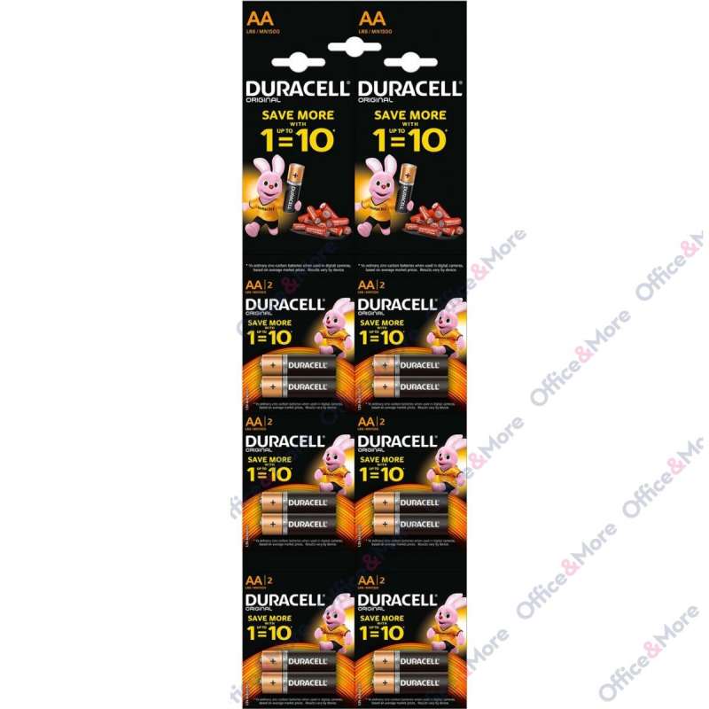 DURACELL BATERIJA ALK. LR6-AA-1,5V PAK.2 | Office&More