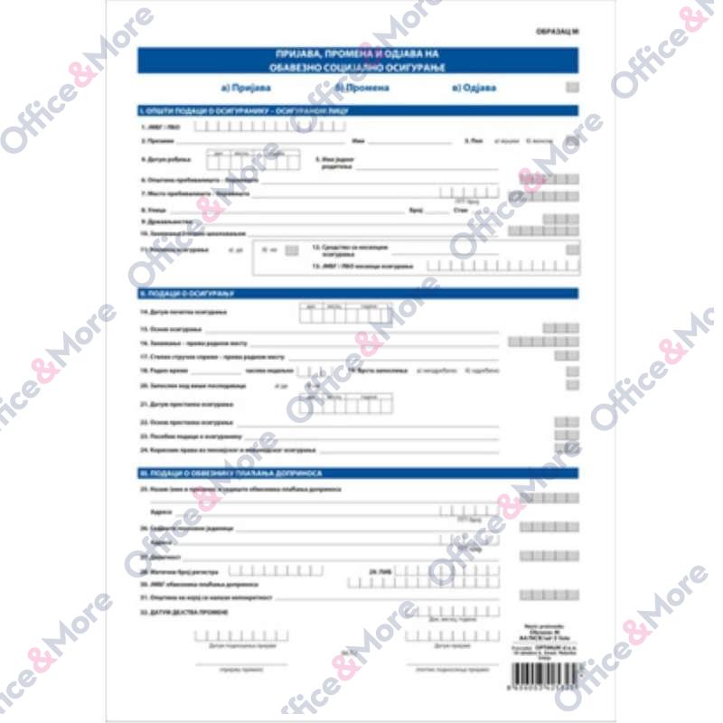 OBRAZAC M | Office&More